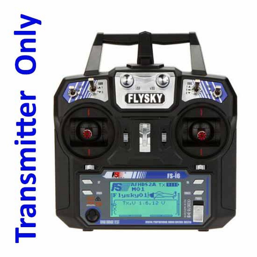 FlySky FS-i6 2.4G 6CH AFHDS RC Radion Transmitter for RC FPV Drone ...