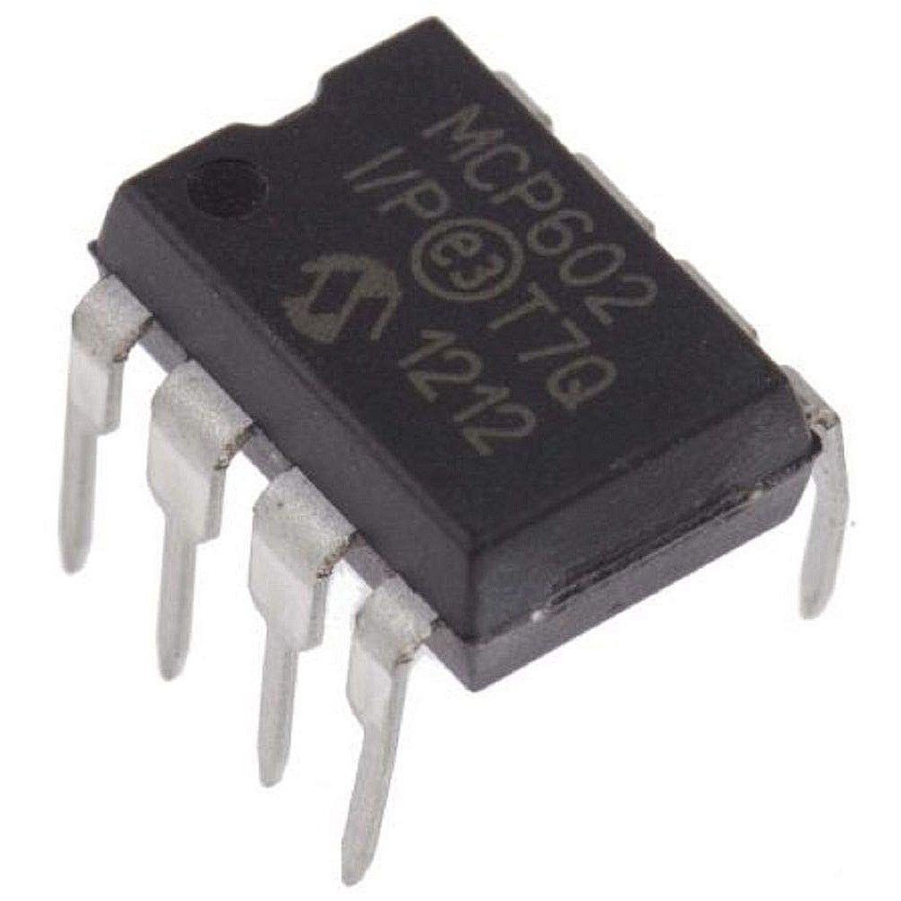 MCP602-I/SN Operational Amplifier,Dual,2 Amplifier,2.8 MHz,2.3 V/Μs,2.7V To 5.5V,SOIC,8 Pins