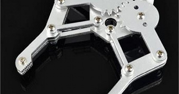 (Robotic Arm) Metallic Mechanical robotic Gripper/clamp Servo Motor and ...