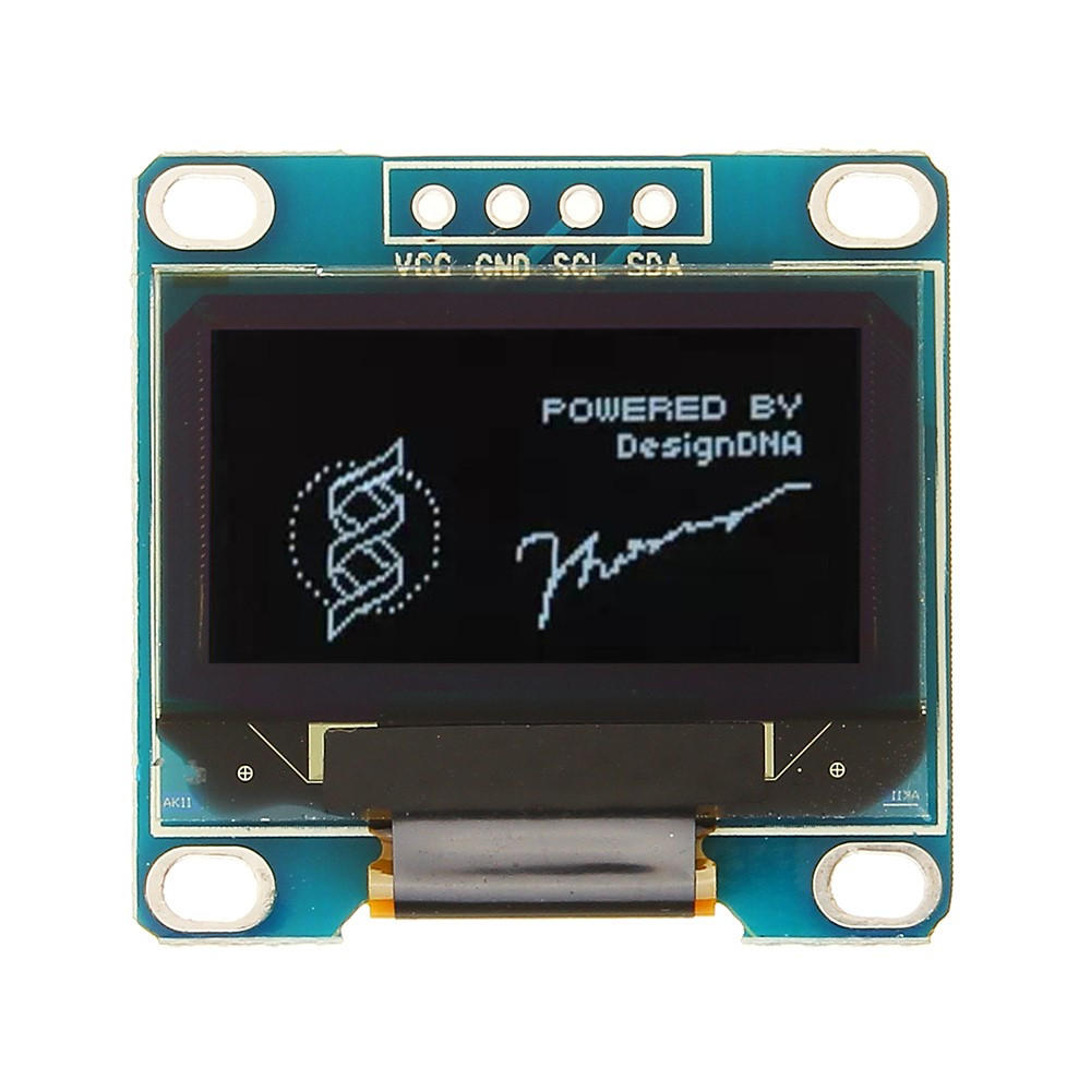 OLED 0.96 inch 4 pin I2C 128 X 64 DISPLAY MODULE - Blue OLED 0.96 inch 4 pin I2C 128 X 64 DISPLAY MODULE - Blue