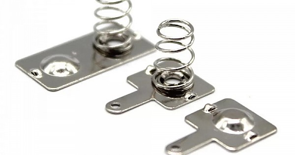 AAA Battery Positive and Negative Contact Spring Plate Set