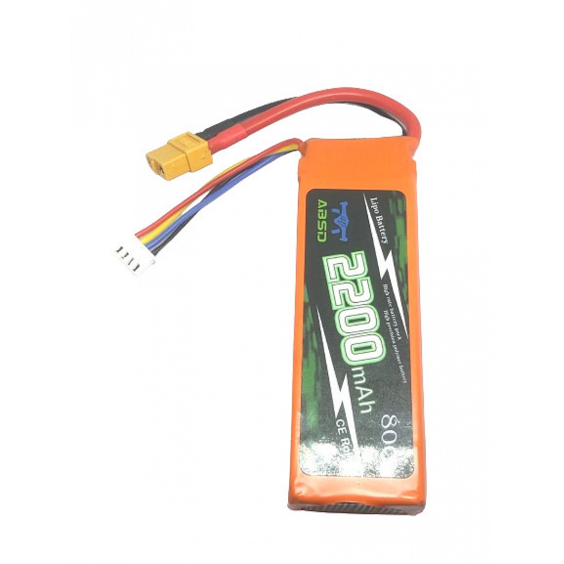 ABSD LiPo Battery 11.1V 2200MAH 3S 25C