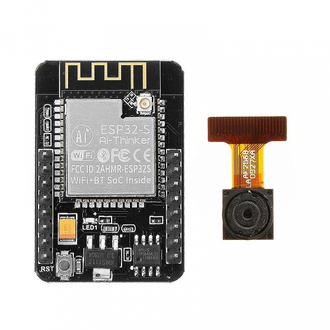 Ai-Thinker’s ESP32 CAM Bluetooth WiFi with OV2640 Camera Module Ai-Thinker’s ESP32 CAM Bluetooth WiFi with OV2640 Camera Module