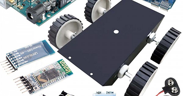 Bluetooth and mobile control car beginner kit