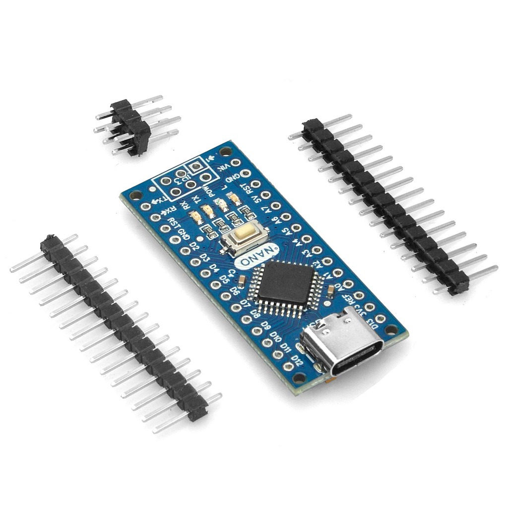 Arduino Nano V30 Atmega328p Ch340 Chip I Type C Soldered