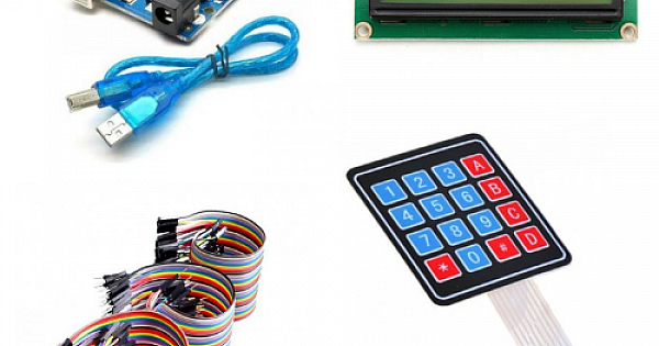 Arduino Uno with LCD and Keypad