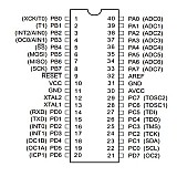 ATMEGA32A-PU DIP-40 8-bit Microcontroller MCU IC