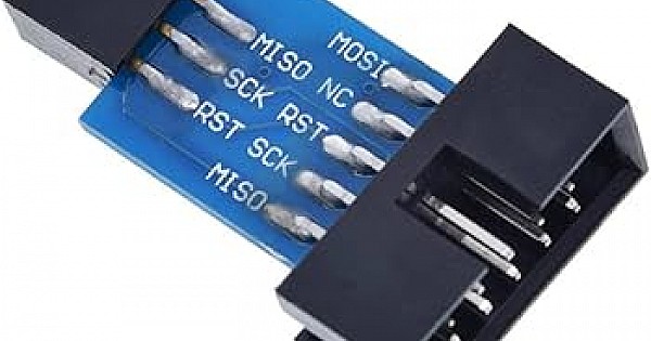 AVR ISP 10 Pin to 6 Pin Adapter Board