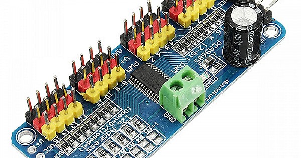 16 Channel PWM Servo Motor Driver I2C Module