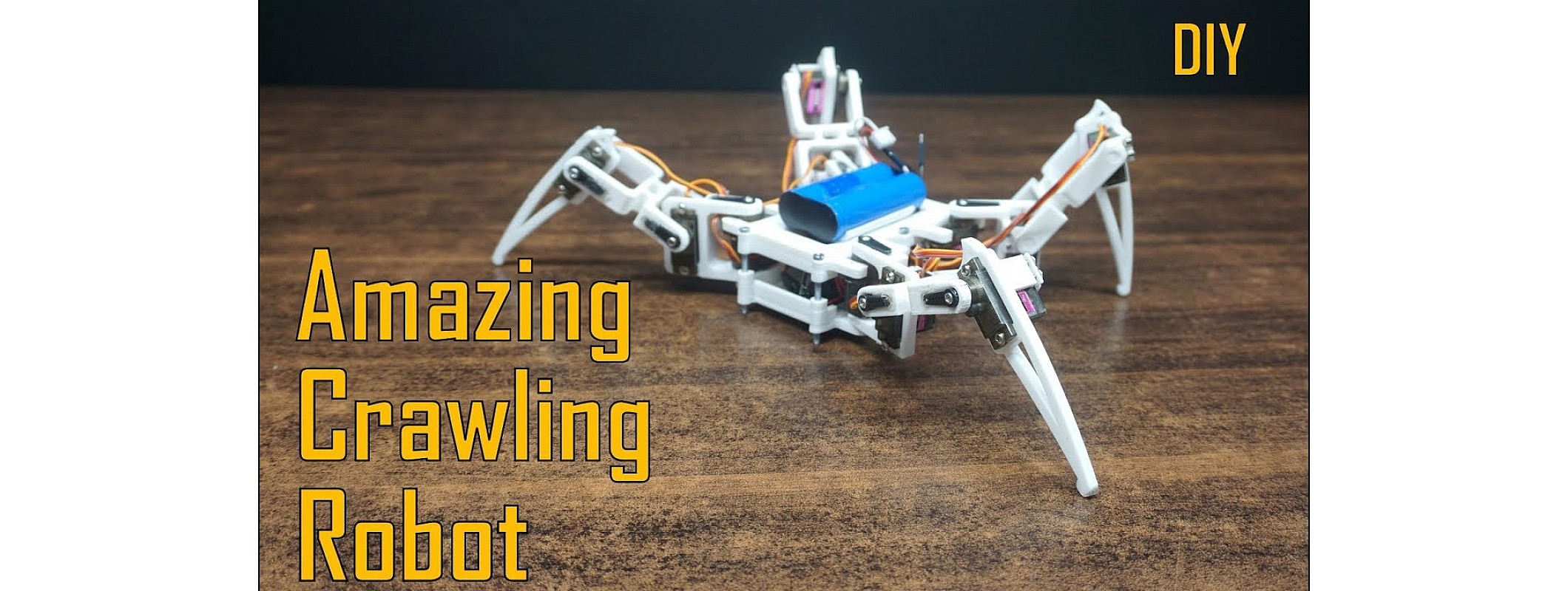 How to make a spider robot using Arduino