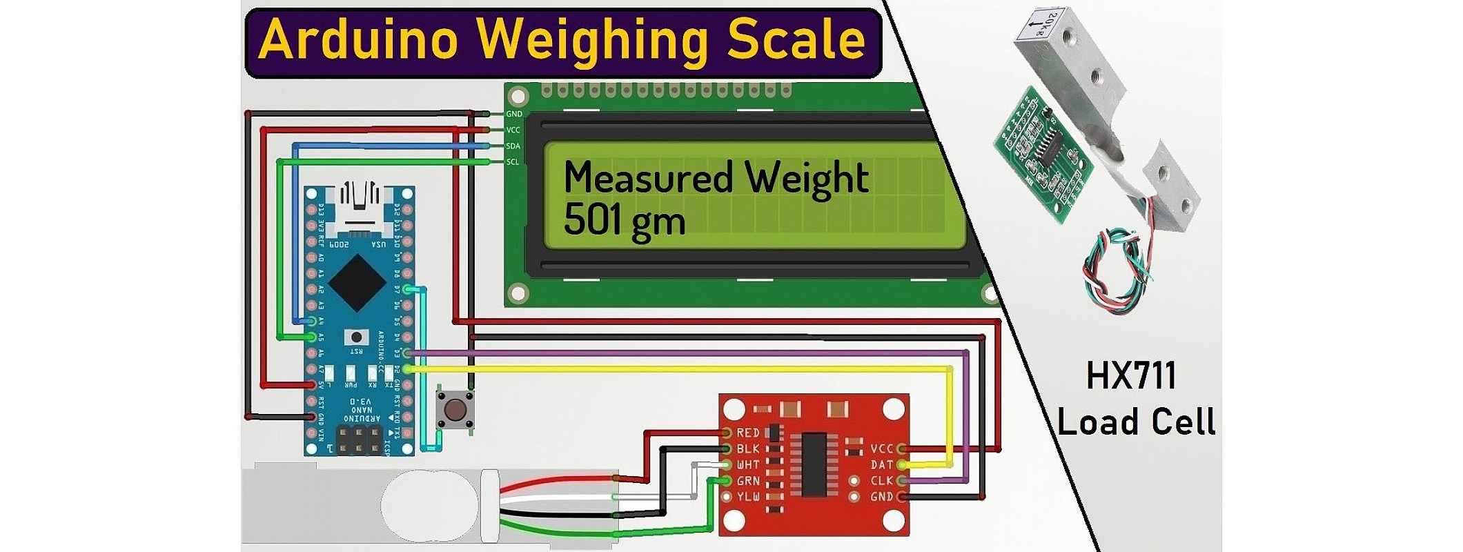 Weighing machine using Arduino