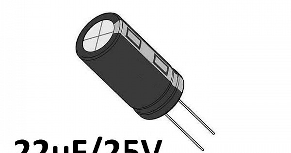 22uf / 25v Electrolytic Capacitor Resistors