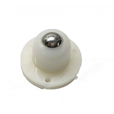 Metal Plastic Castor wheels-White