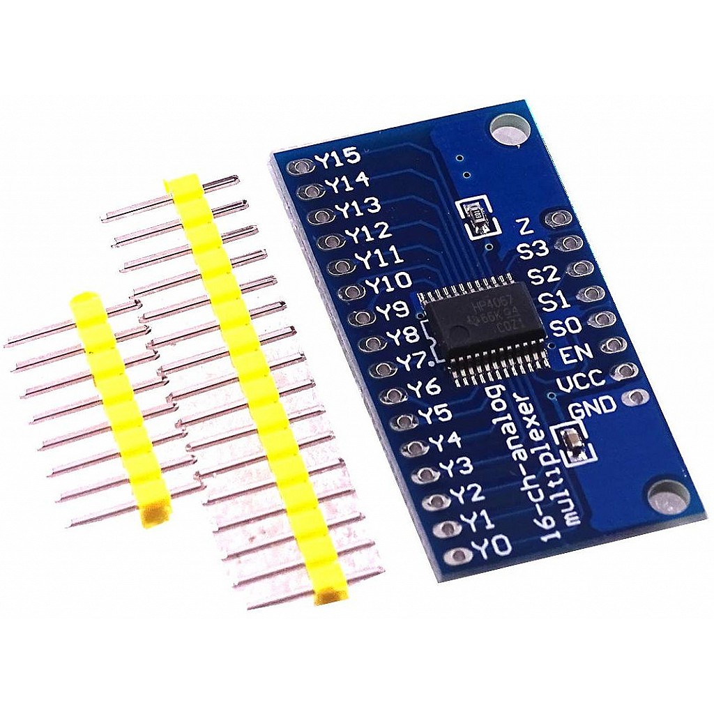 CD74HC4067 CMOS 16-Channel Analog Digital Multiplexer Breakout Module CD74HC4067 CMOS 16-Channel Analog Digital Multiplexer Breakout Module