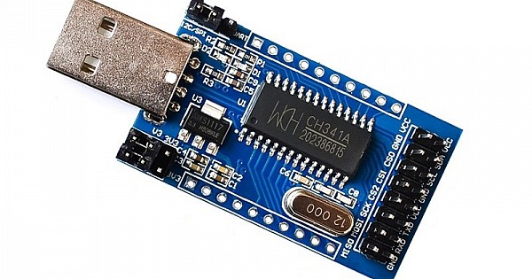 CH341A Programmer USB to UART IIC SPI TTL ISP EPP/MEM Parallel Port ...