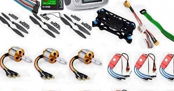 Hexacopter Drone Combo with APM 2.8 and 10ch FlySky FS-I6S - FlyRobo