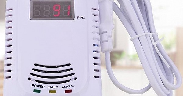 Combustible Gas Detector LPG, Natural Gas Leak Voice Warning Alarm Sensor