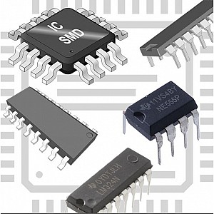ICs - Integrated Circuits & Chips electronics component.