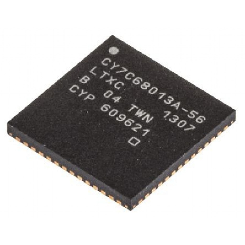 CY7C68013A-56LTXC High-Speed USB Controller - QFN-56