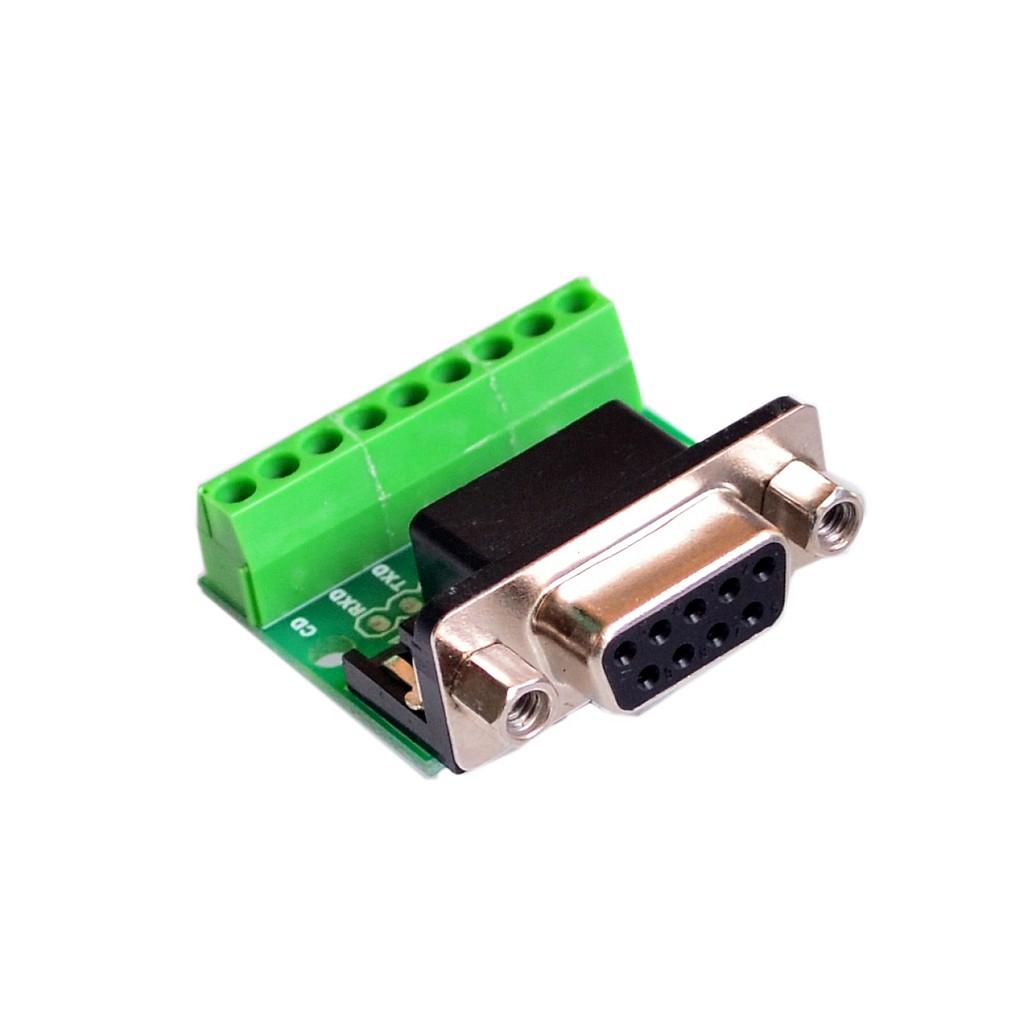 DB9 Female Screw Terminal to RS232 RS485 Conversion Board