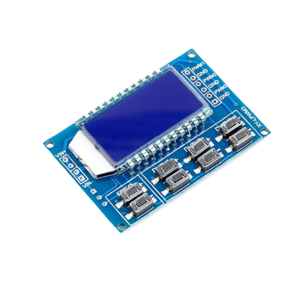DC 3.3V-30V 3 Channel PWM Pulse Frequency Duty Cycle Adjustable Signal ... DC 3.3V-30V 3 Channel PWM Pulse Frequency Duty Cycle Adjustable Signal ...