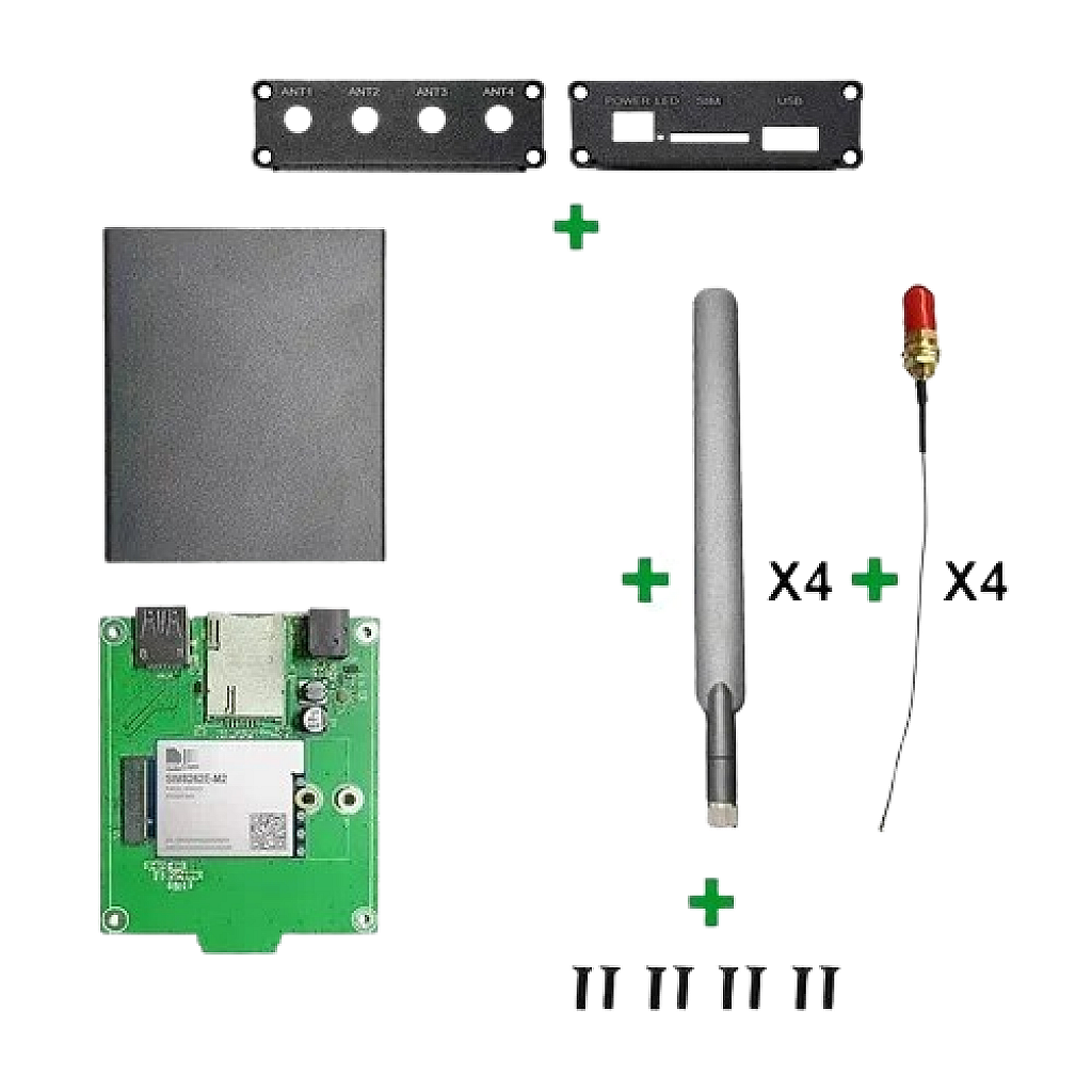 DC 5G Modem Adapter Board With Housing B-key ,M.2 to USB3.0 Development ...