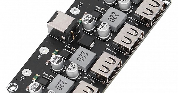 DC step-down QC2.0 QC3.0 Fast Charging 4 Ports Charging Board