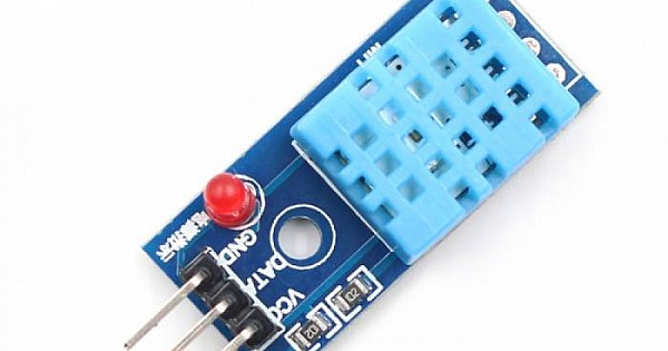 DHT11 Temperature And Humidity Sensor Module with LED