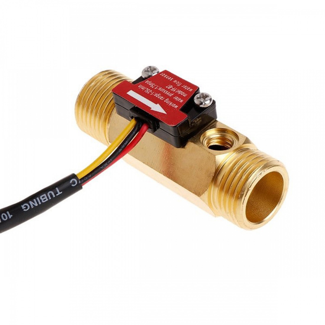 Digital LCD Display Water Flow Sensor Meter Temperature Time Record ...