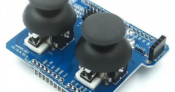 Dual PS2 Game Joystick Button Module