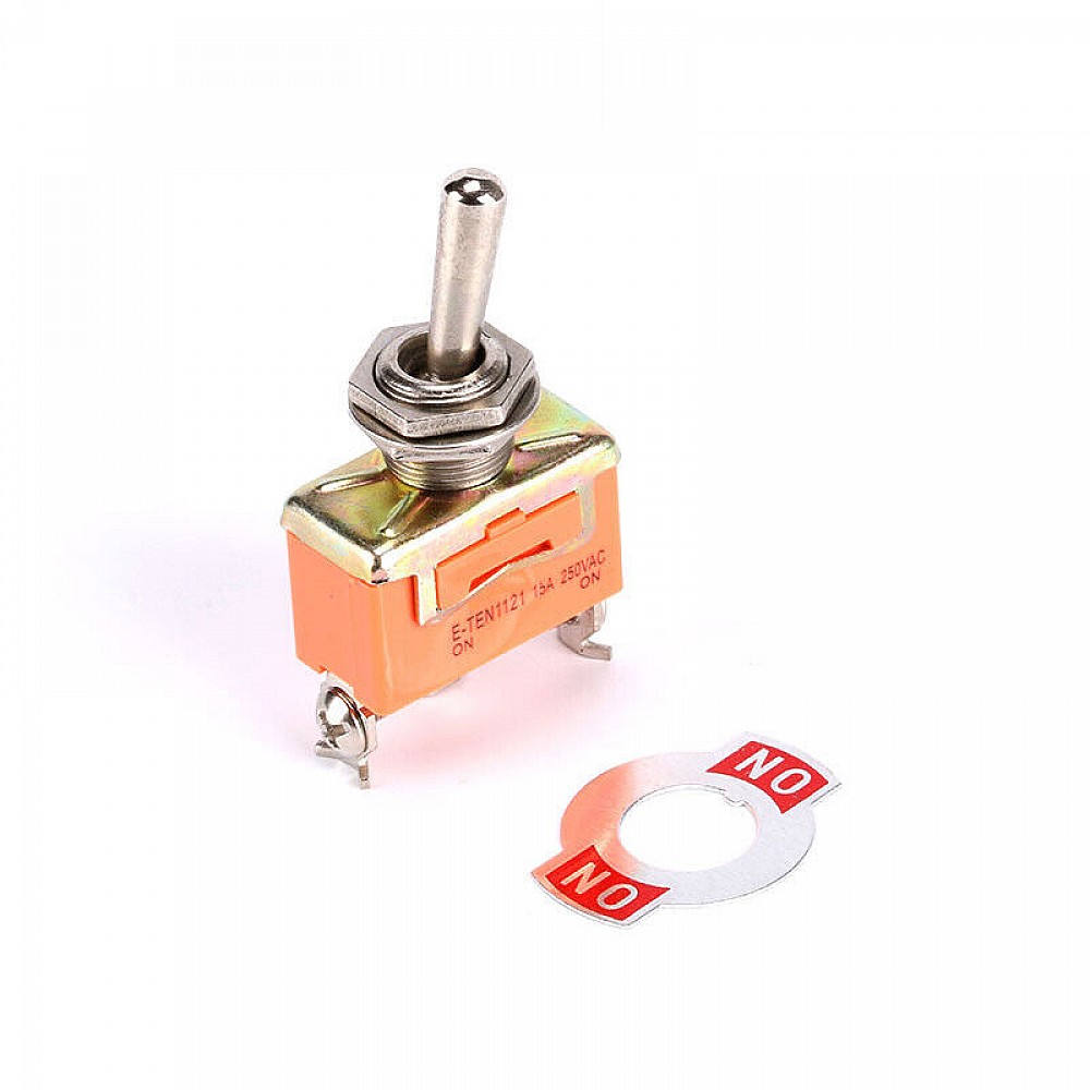 E-TEN1121 Orange 3pin 2 position Toggle Switch
