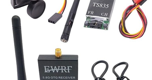 FPV Camera kit with UVC 5.8G OTG Phone FPV Receiver, TS835 FPV ...