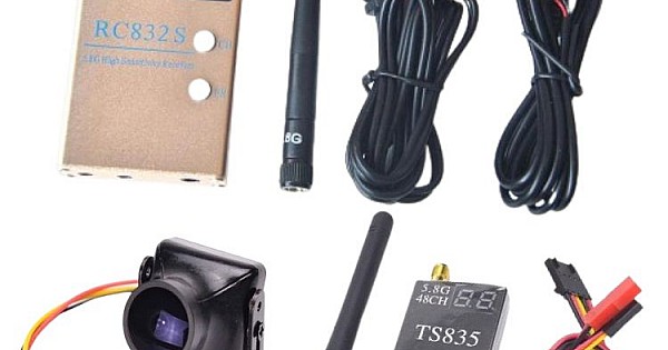 FPV Camera Kits with TS832 Transmitter, RC832S Receiver and 1200TVL ...