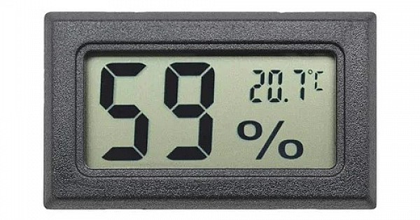 FY-11 Mini Digital Thermometer - Internal Sensor - Black