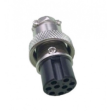 GX16 10 pin Female Core Aviation Socket Connector