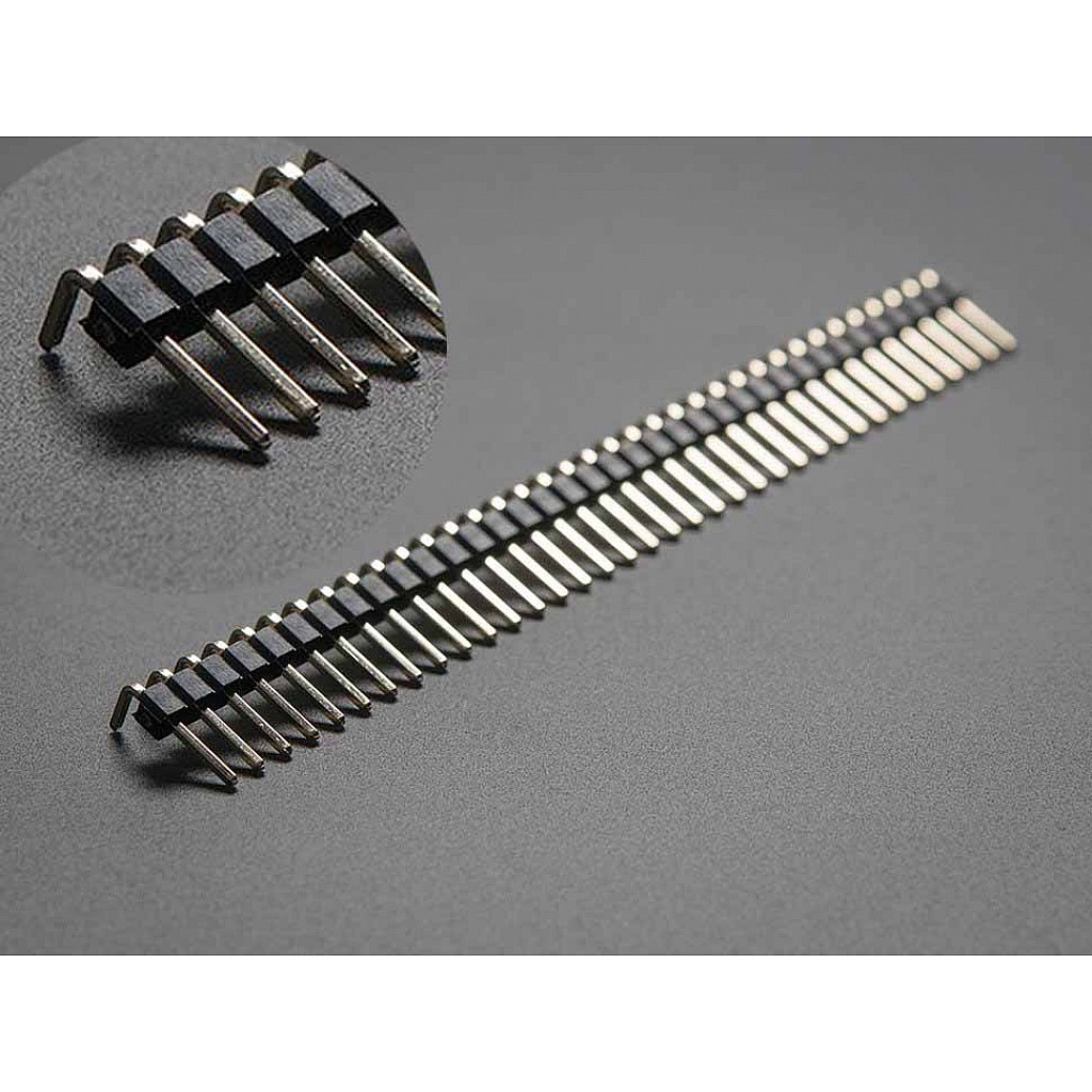 Male Header Strip Breakable Right Angle