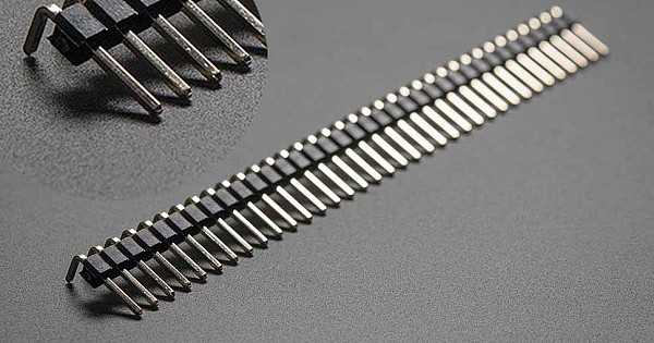 Male Header Strip Breakable Right Angle