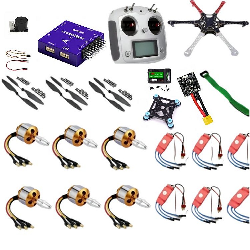 Hexacopter Drone Combo with radiolink Crossflight Kit (Motor + ESC ...