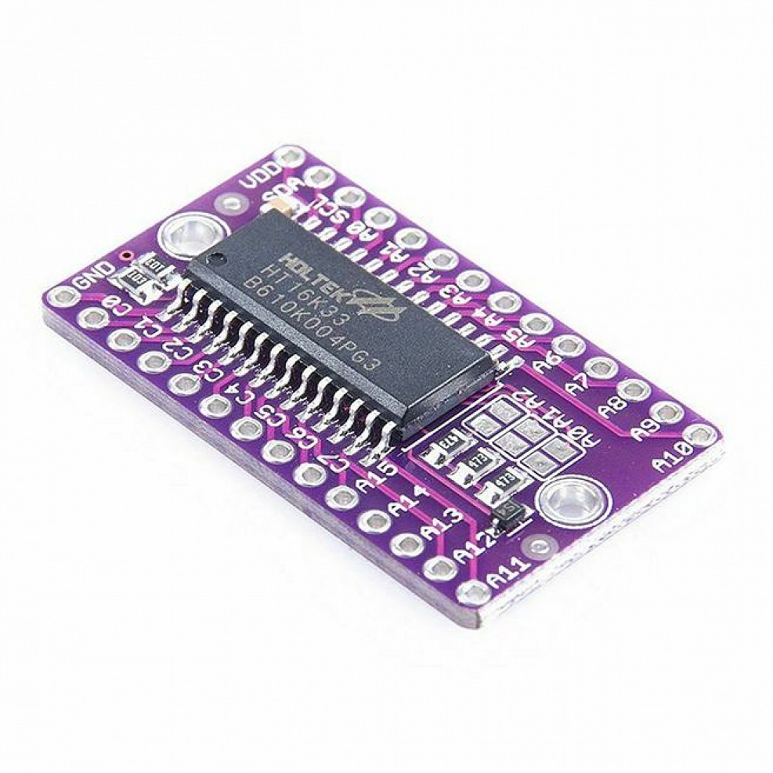 HT16K33 16X8 LED Dot Matrix Drive Control Breakout Module
