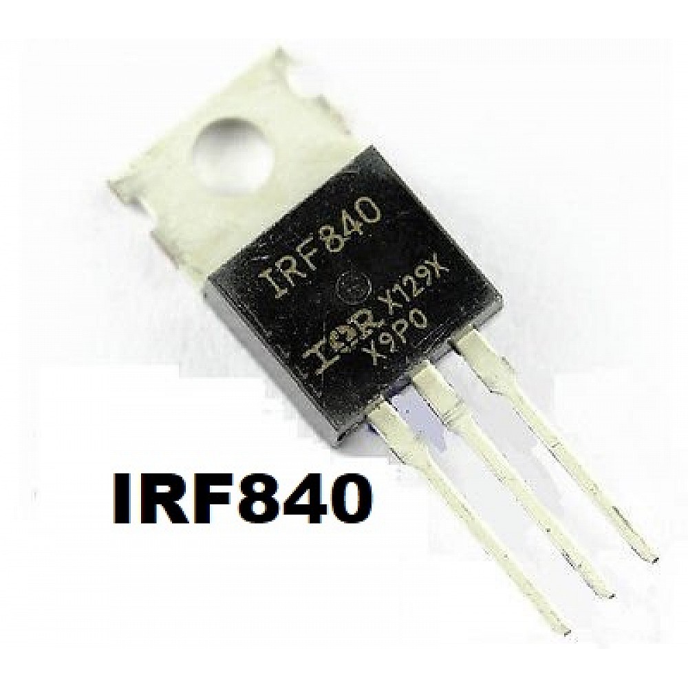 IRF840 N-channel 8A 500V Power MOSFET - FR452