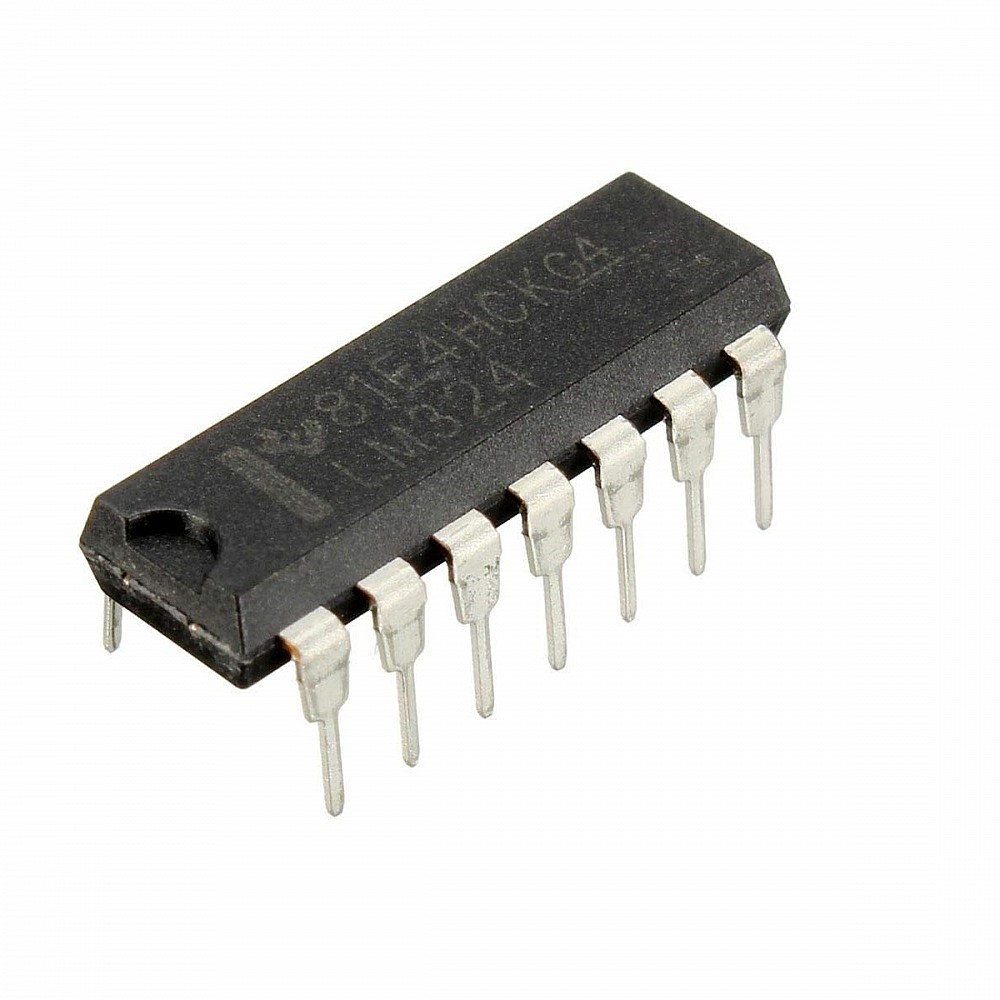 LM324 IC - Low Power Quad Op-Amp IC - FR433