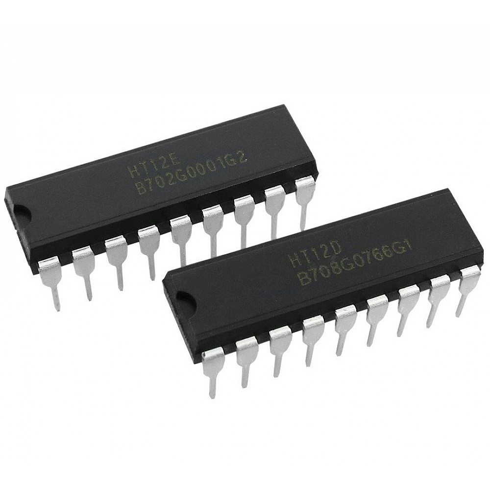 HT12E & HT12D RF Decoder ICs - Encoder/Decoder IC Pair HT12E & HT12D RF Decoder ICs - Encoder/Decoder IC Pair