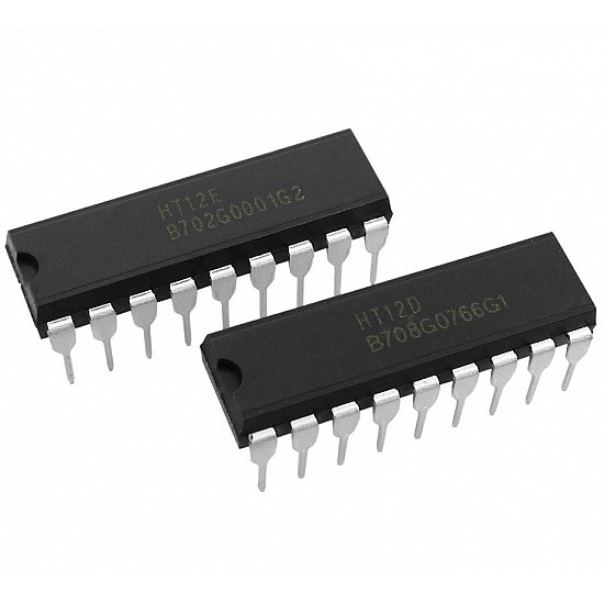HT12E & HT12D RF Decoder ICs - Encoder/Decoder IC Pair