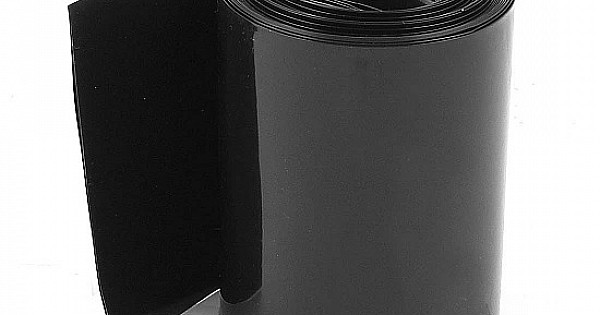 230mm PVC Heat Shrink Tube Black 1 Meter