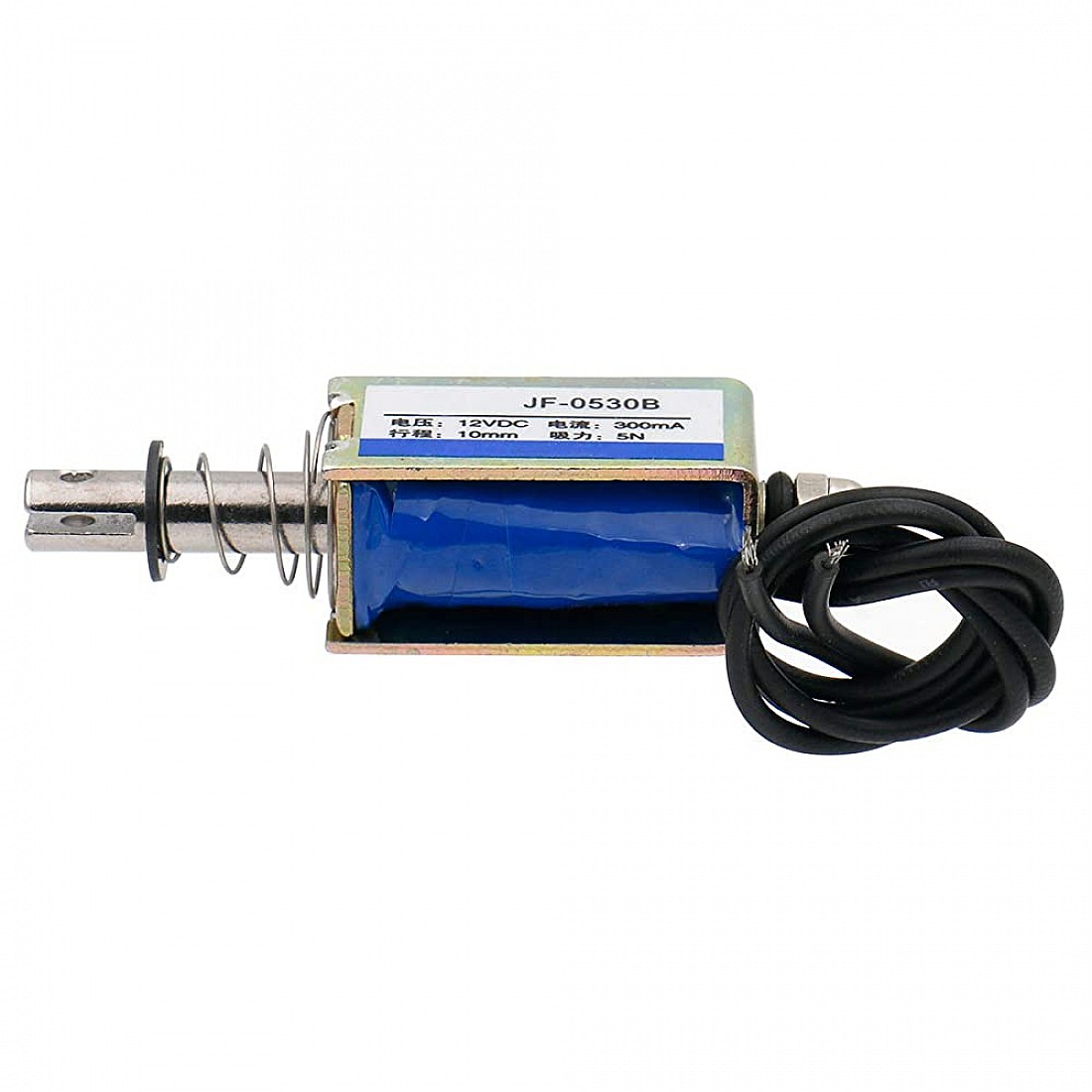 JF-0530B DC 12V 1A 10mm 5N Push Pull Solenoid Electromagnet