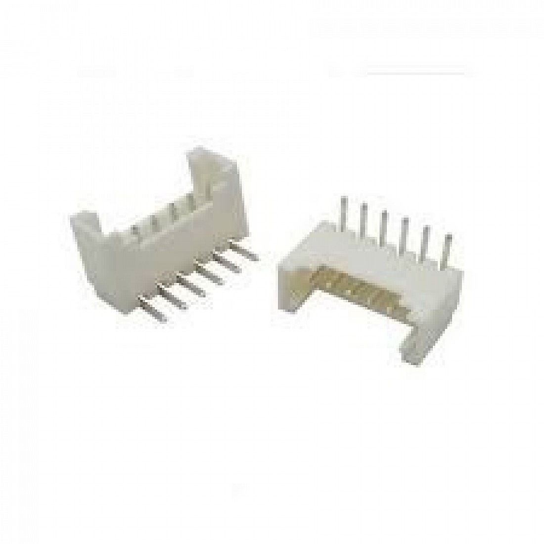 JST-XH 1.25mm 6 Pin Curved Male Connector