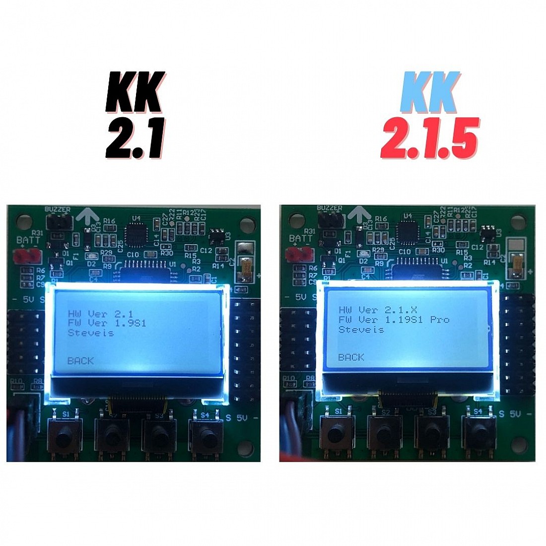 KK2.1.5 LCD Flight Controll Board for FPV Racing Drone KK Flight ...