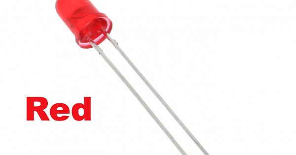 Red LED 5mm (Light Emitting Diod) - FR483