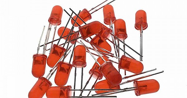 RED LED 5mm Pack Of 100 (Light Emitting Diod)