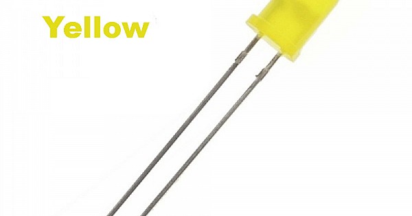 Yellow LED 5mm (Light Emitting Diod) - FR307